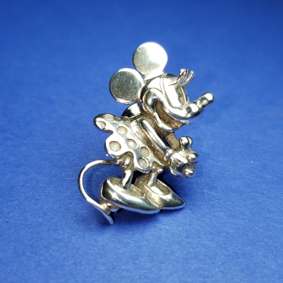 Disney | Jewelry | Vintage Disney Sterling Silver Minnie Mouse Pin ...